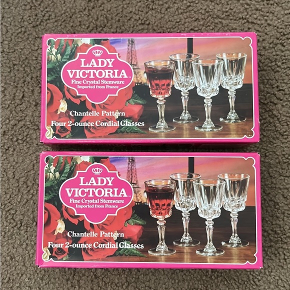 Dining | On Cco Lady Victoria Fine Crystal Stemware | Poshmark